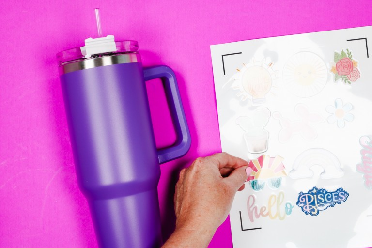 DIY Outdoor Stickers with Waterproof Sticker Paper - Angie Holden The ...