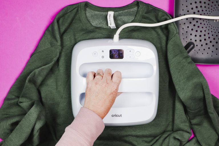 How to Make Cricut Sweatshirts with Designs on Wrist and Chest - Angie ...