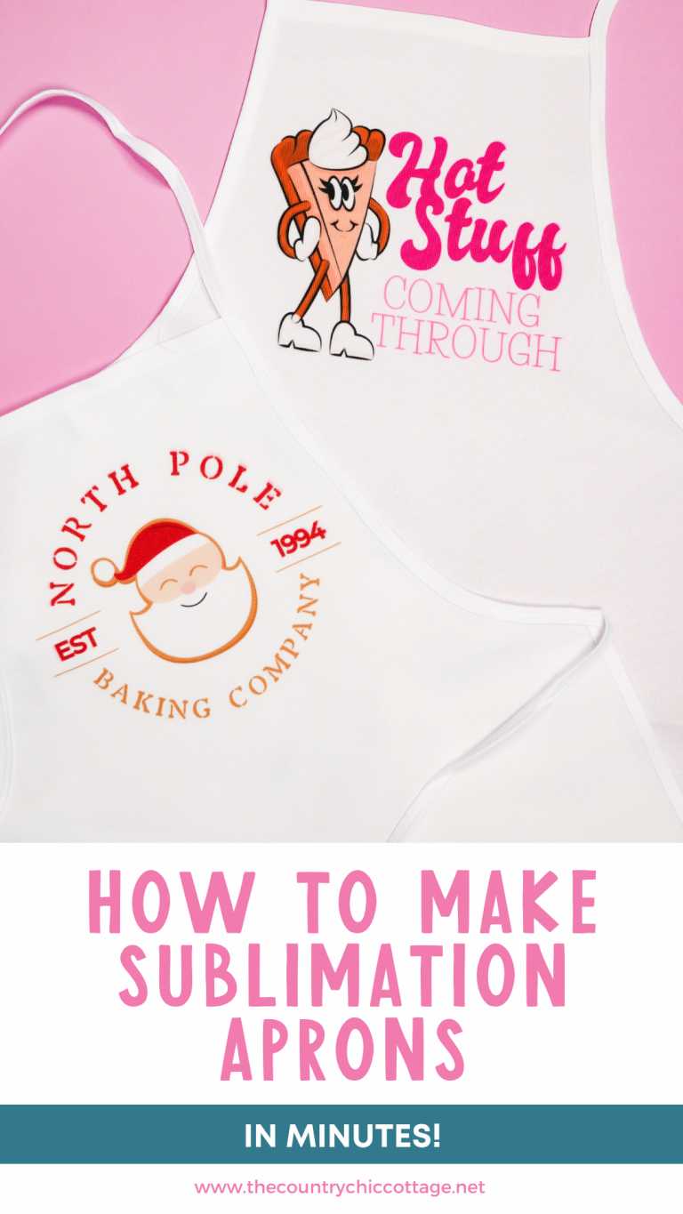 How to Make Custom Sublimation Aprons - Angie Holden The Country Chic ...