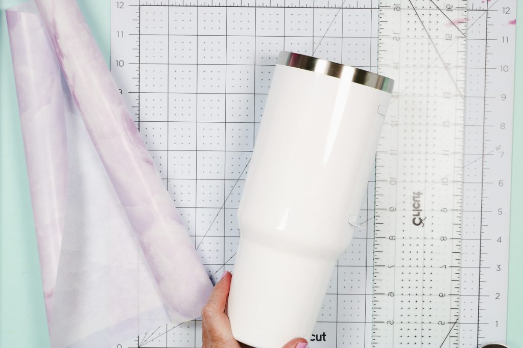 How to Use Hydro Sublimation Sheets on Tapered Tumblers - Angie Holden ...