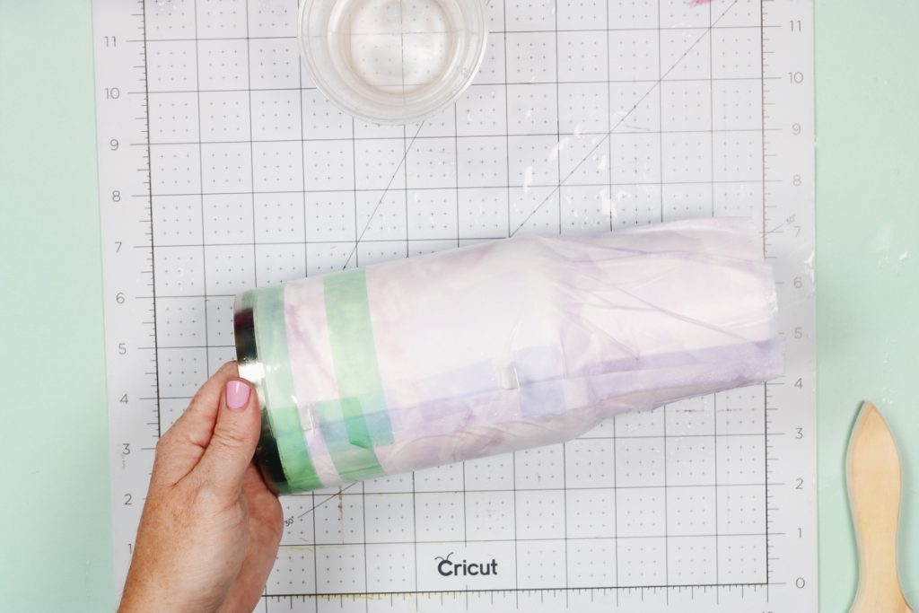 How to Use Hydro Sublimation Sheets on Tapered Tumblers - Angie Holden ...