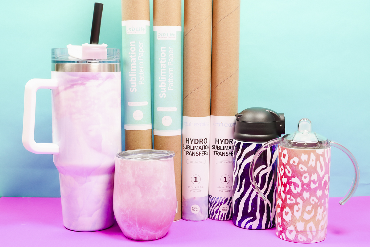 How to Use Hydro Sublimation Sheets on Tapered Tumblers - Decorating Tricks