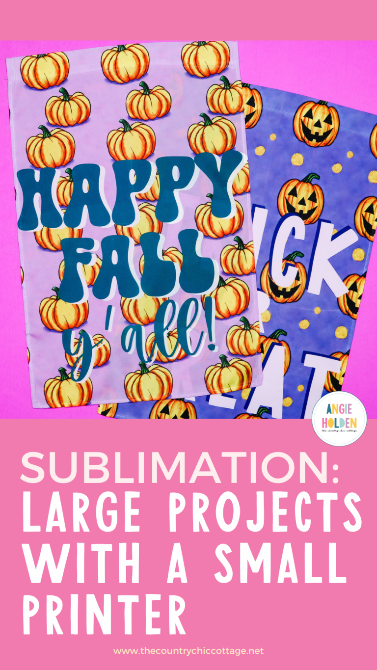 Large Sublimation Projects with a Small Printer - Angie Holden The ...