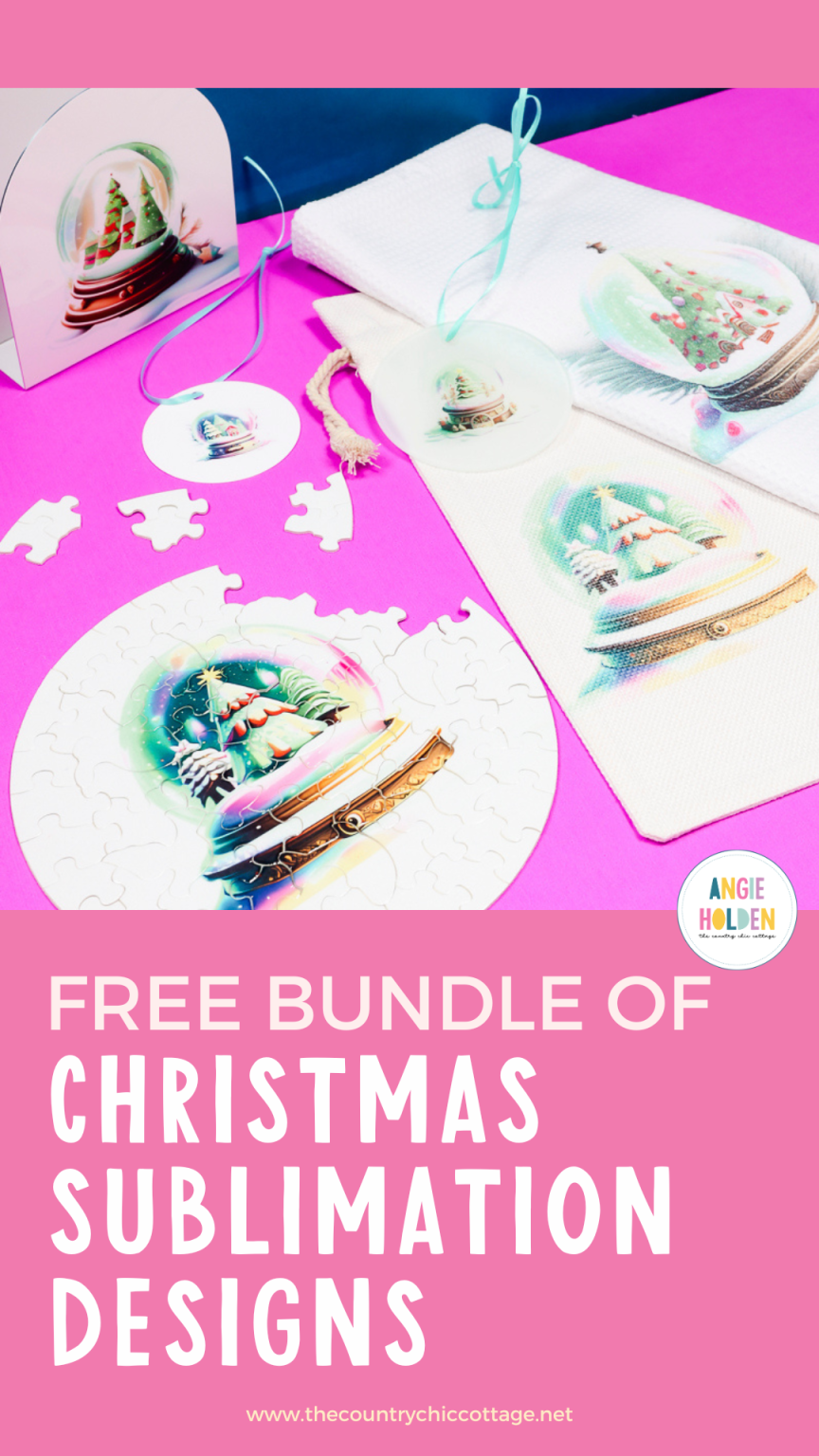 Free Christmas Sublimation Designs and Project Ideas - Angie Holden The ...