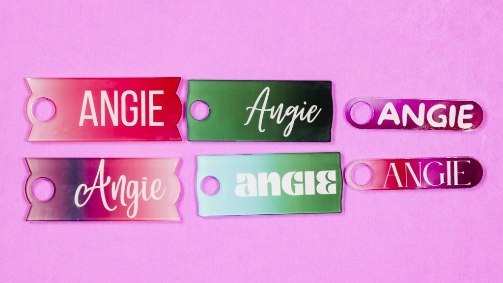 How to Make a Custom Sublimation Stanley Name Plate - Angie Holden The ...