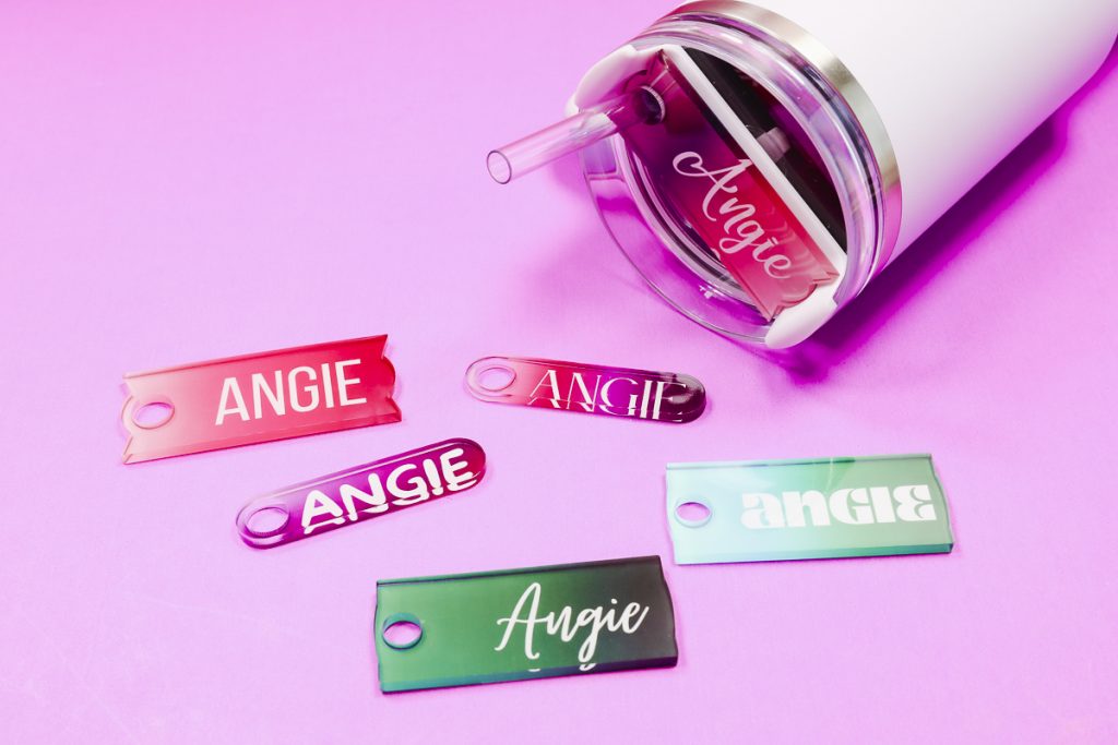 How to Make a Custom Sublimation Stanley Name Plate - Angie Holden The ...