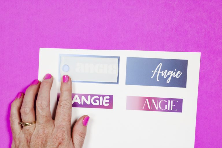 How to Make a Custom Sublimation Stanley Name Plate - Angie Holden The ...