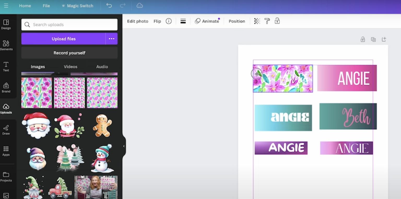 How to Make a Custom Sublimation Stanley Name Plate - Angie Holden The ...