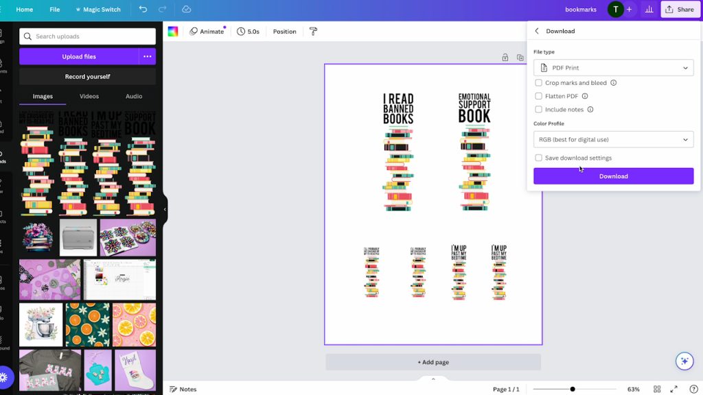 How to Make Sublimation Bookmarks - Angie Holden The Country Chic Cottage