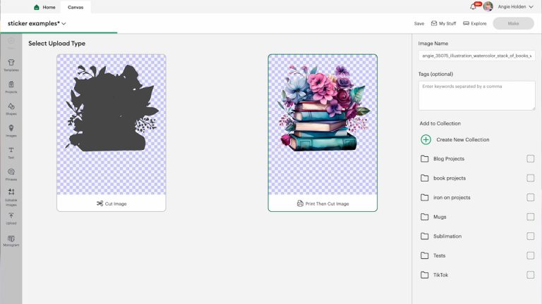 How to Use Cricut Create Sticker Maker in Design Space - Angie Holden ...