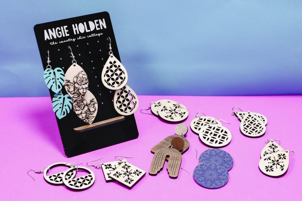 How to Make Earrings with Glowforge - Angie Holden The Country Chic Cottage