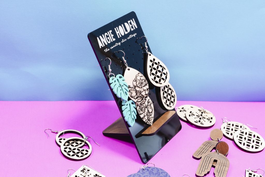 How to Make Earrings with Glowforge - Angie Holden The Country Chic Cottage