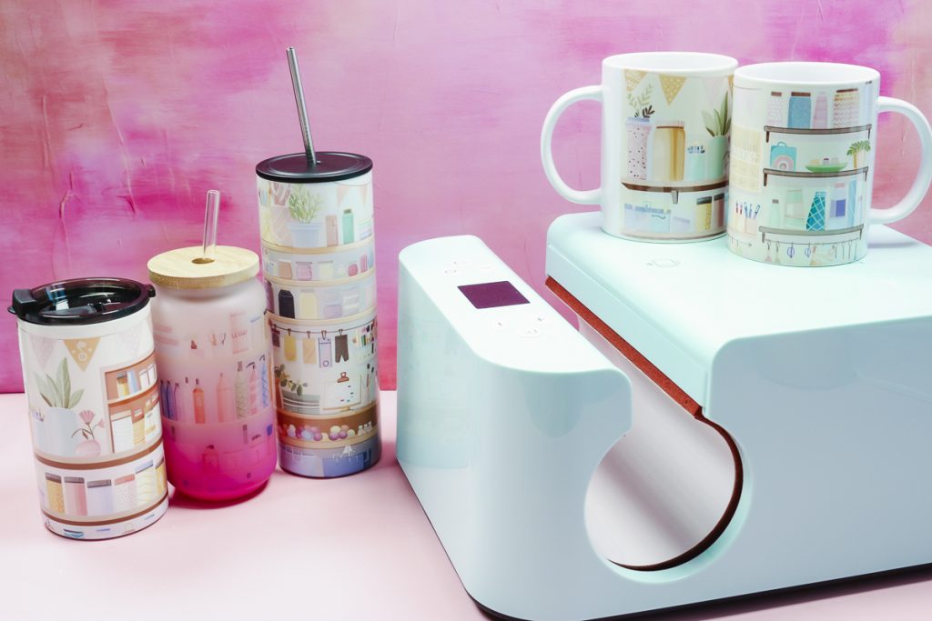 HTVRont Auto Tumbler Press Review with Mugs and Tumblers - Angie Holden ...