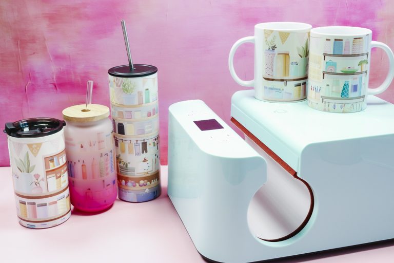 HTVRont Auto Tumbler Press Review with Mugs and Tumblers - Angie Holden ...