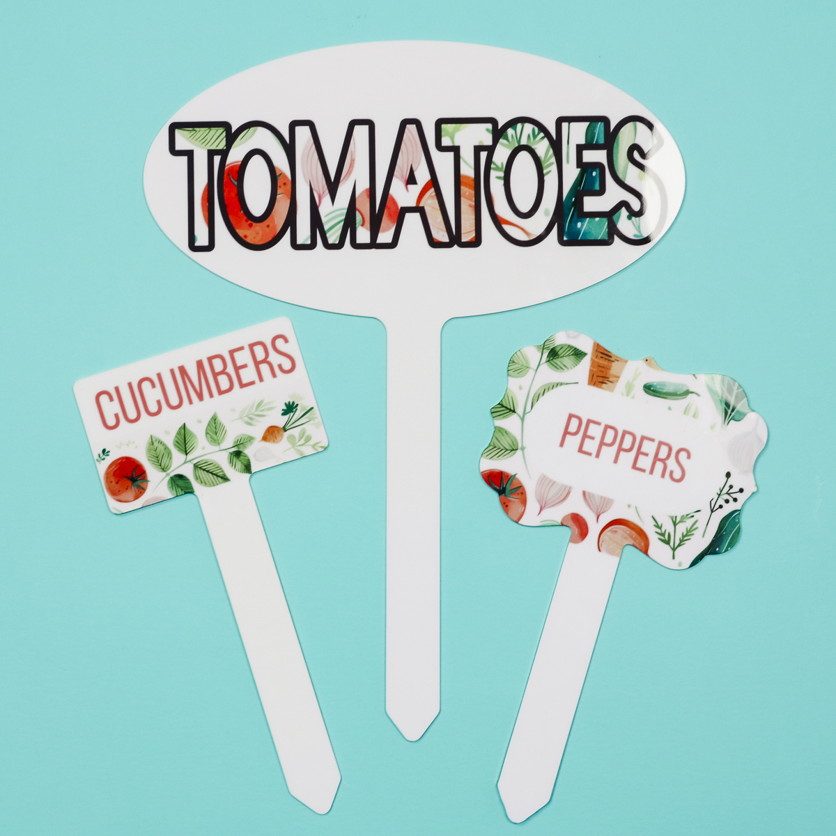 How to Make Sublimation Garden Markers - Angie Holden The Country Chic ...