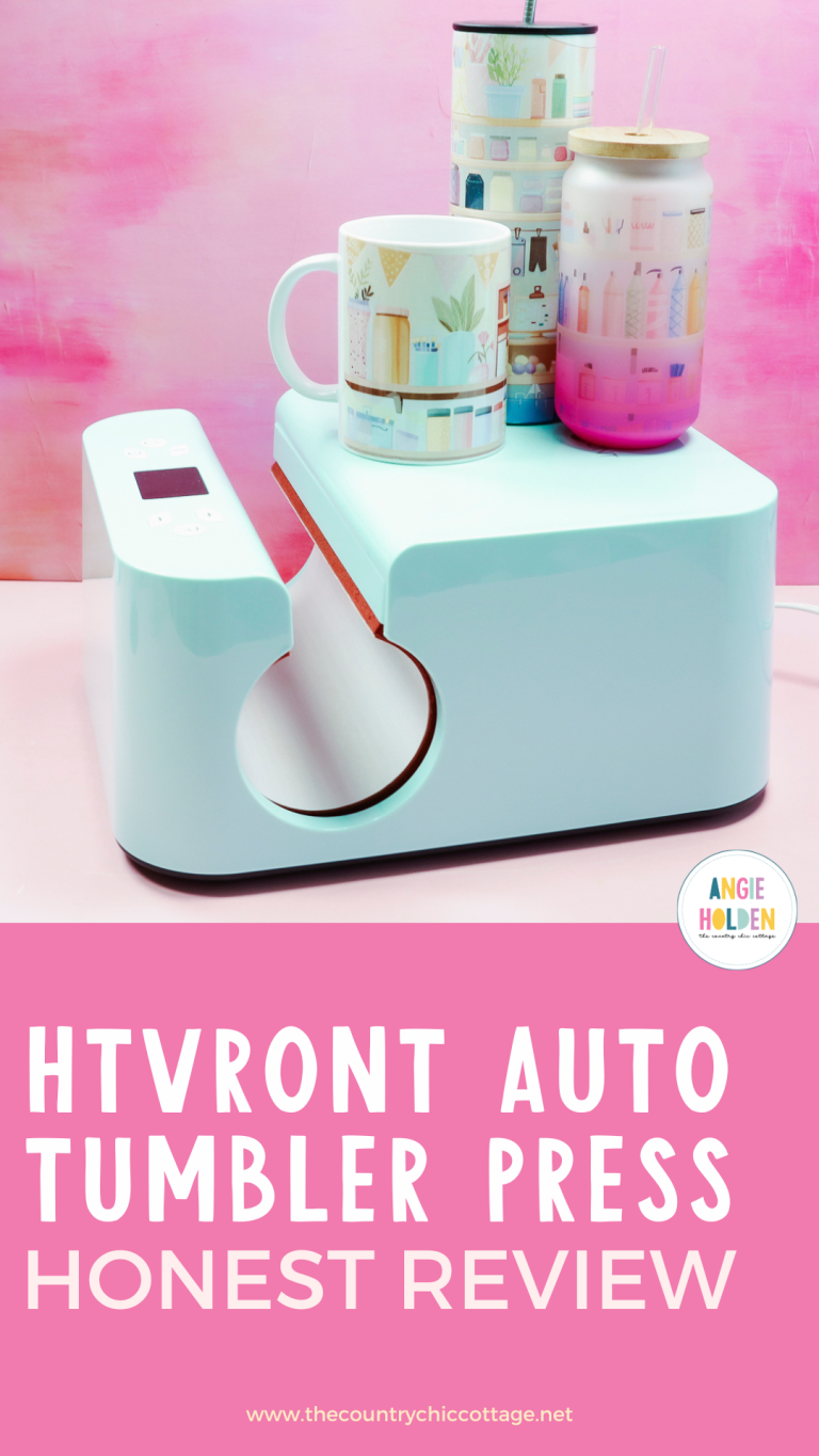 HTVRont Auto Tumbler Press Review with Mugs and Tumblers - Angie Holden ...
