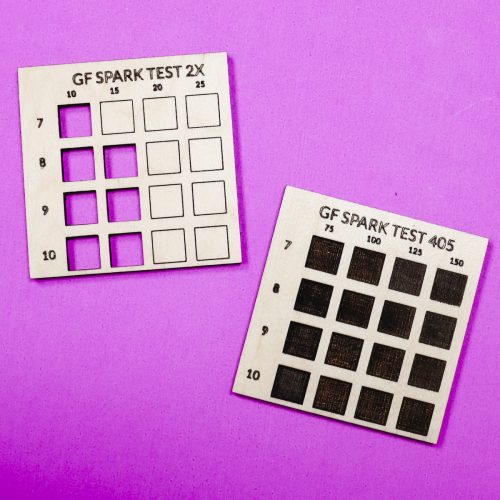 Find Laser Material Settings by Using Test Grids - Angie Holden The ...