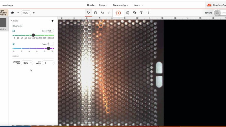 Find Laser Material Settings by Using Test Grids - Angie Holden The ...