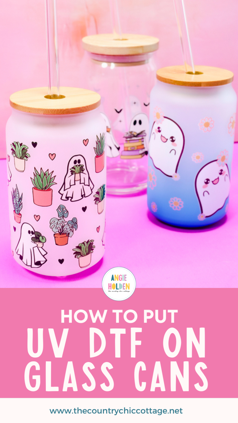 How to Make UV DTF Glass Cans in Minutes - Angie Holden The Country ...