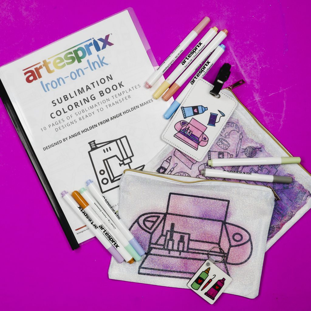 Use Sublimation Coloring Books for Easy Sublimation Crafts - Angie ...