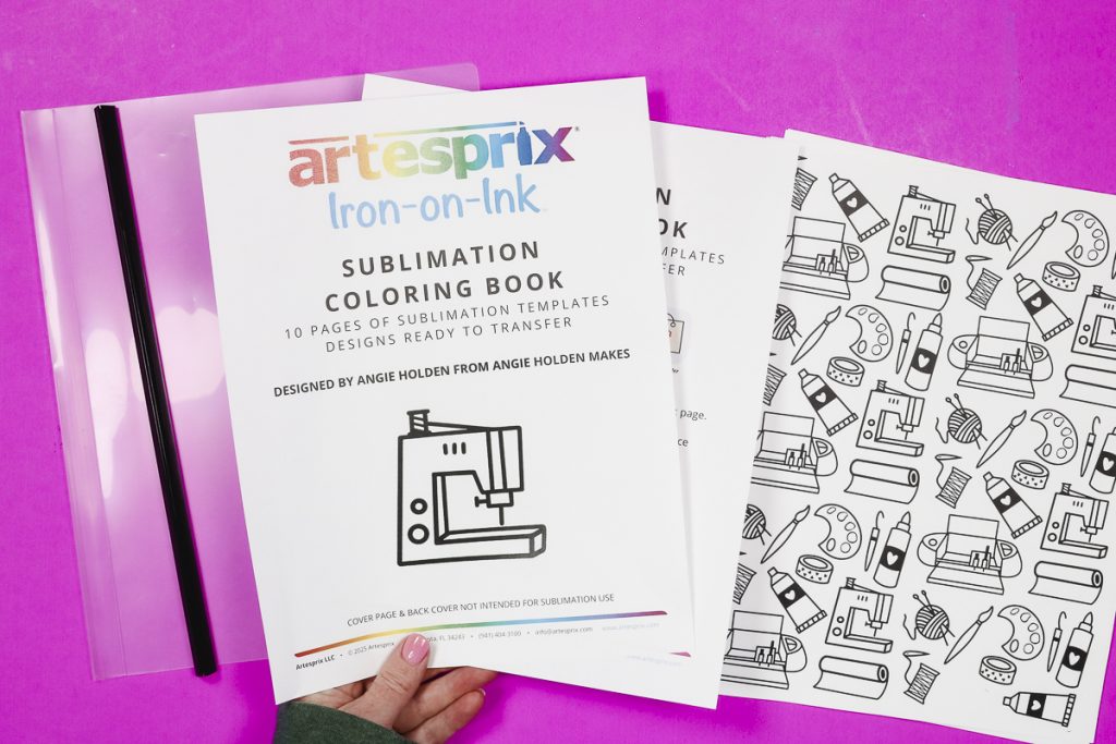 Use Sublimation Coloring Books for Easy Sublimation Crafts - Angie ...