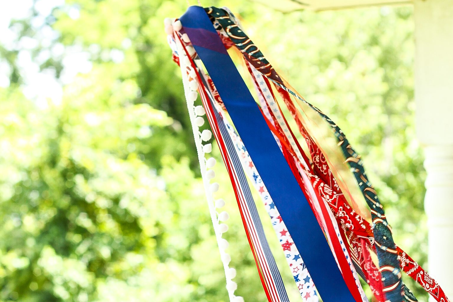 Patriotic Windsock Kids Craft Idea - Angie Holden The Country Chic Cottage