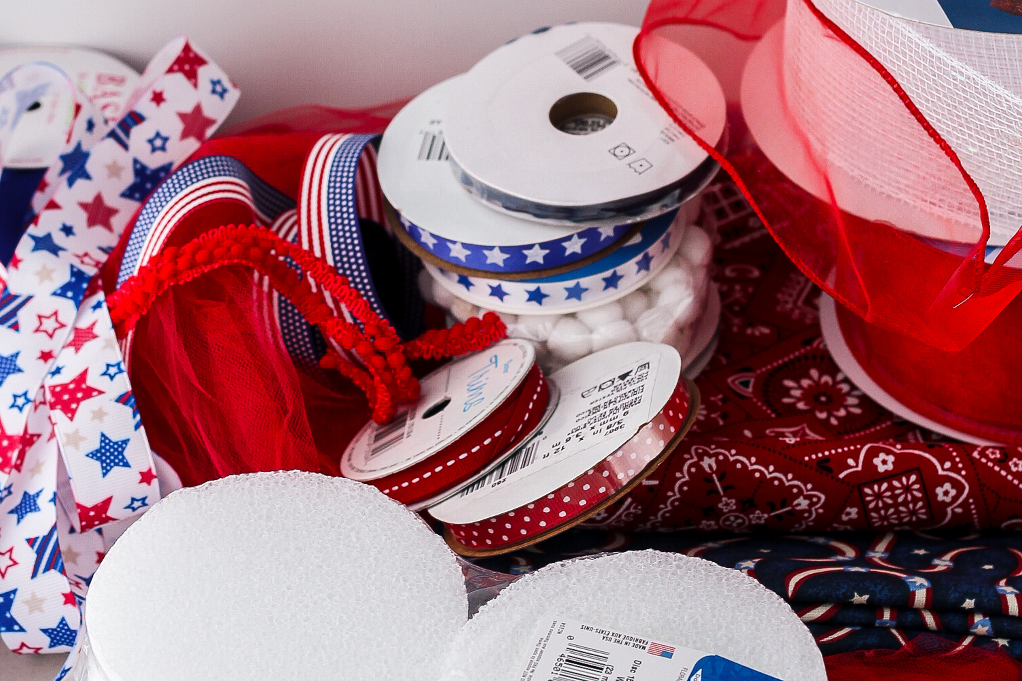 Patriotic Windsock Kids Craft Idea - Angie Holden The Country Chic Cottage