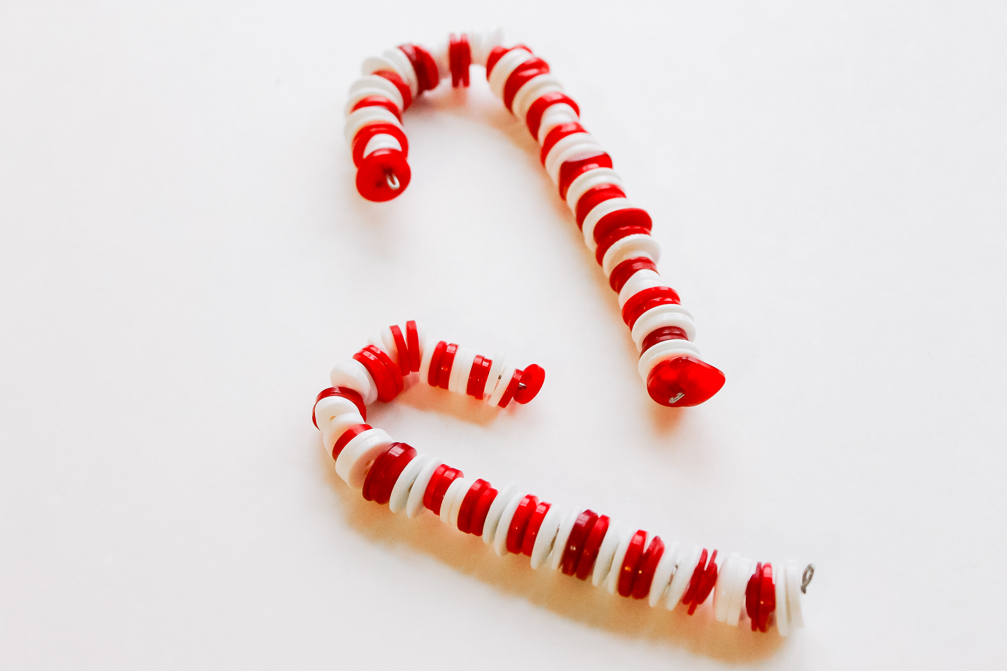 Button Candy Cane Christmas Ornaments - Angie Holden The Country Chic ...