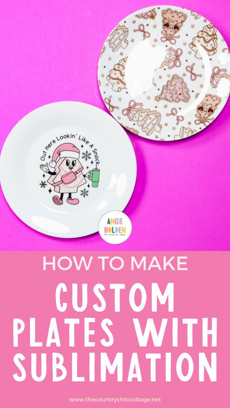 How to Make Custom Plates with Sublimation - Angie Holden The Country ...
