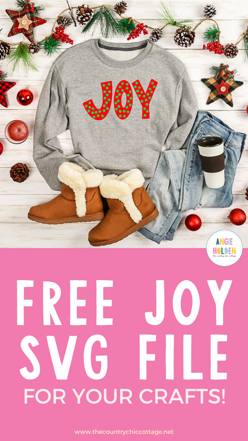 Free Layered Joy SVG for Your Crafts - Angie Holden The Country Chic ...
