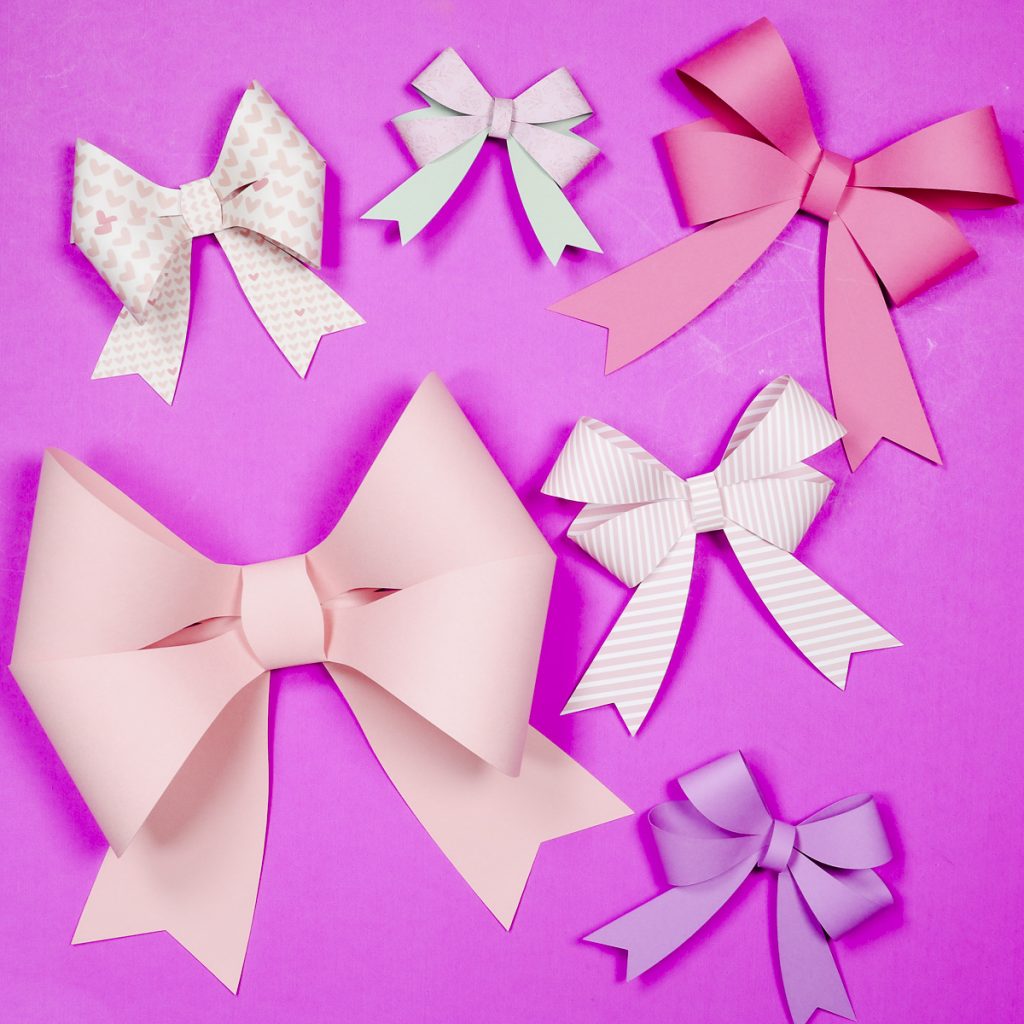 Make Paper Bows with a Cricut Machine - Angie Holden The Country Chic ...